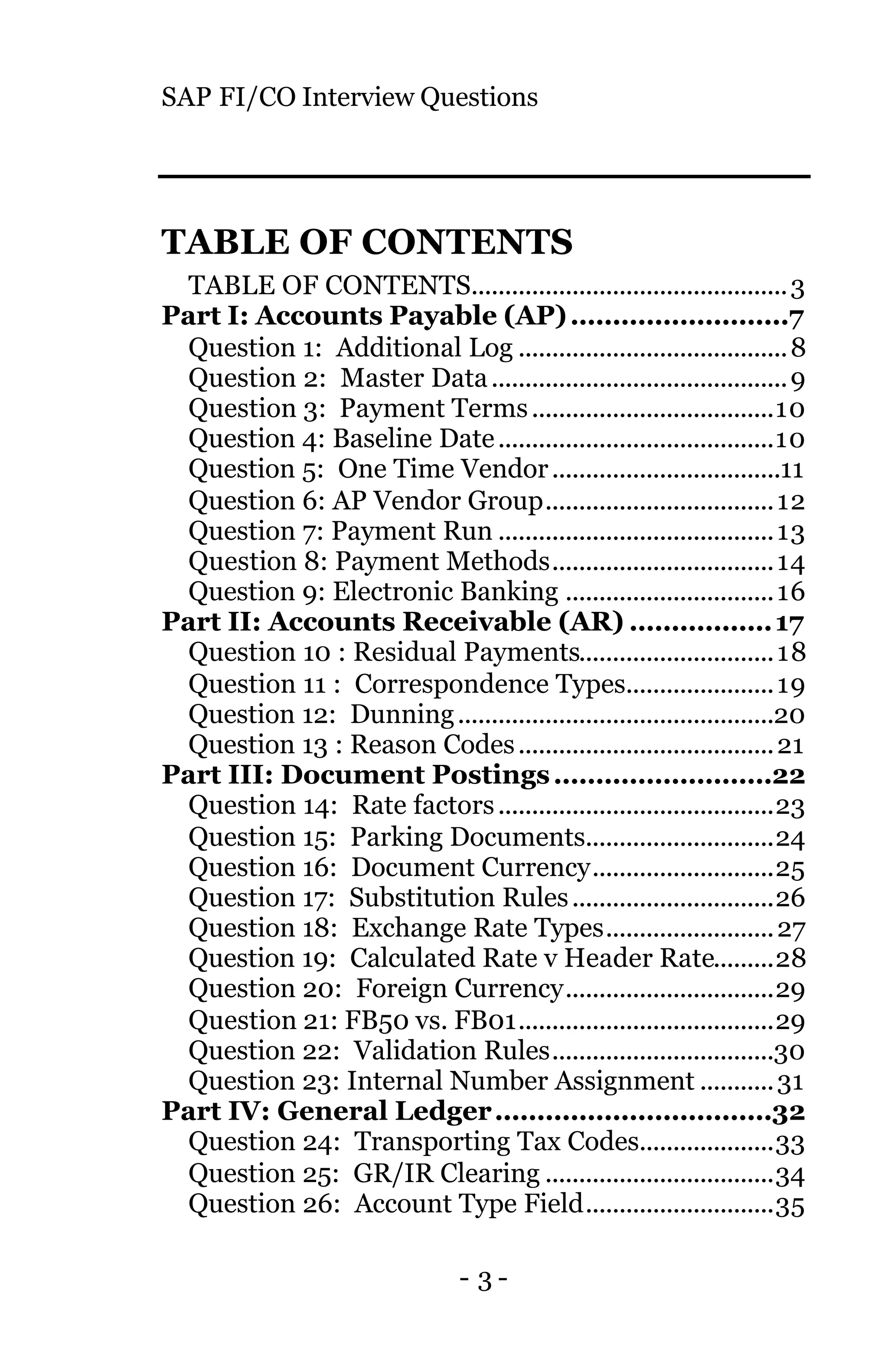 Sap fico interview_questions_answers_explanations | PDF