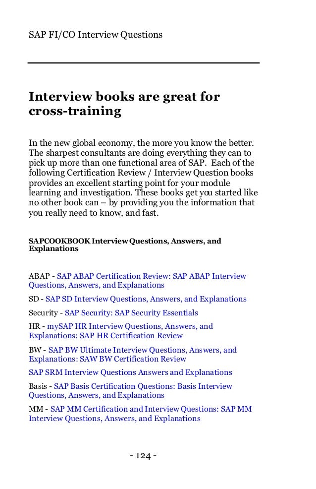 Sap Fico Interview questions answers explanations sap-fico-interview-questions-answers-explanations