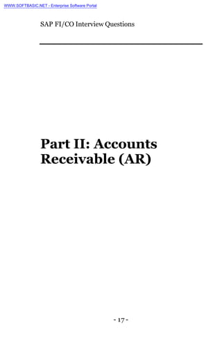 Sap fico interview_questions_preview | PDF