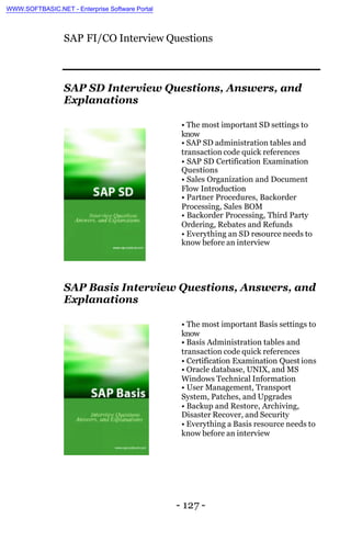 Sap fico interview_questions_preview | PDF