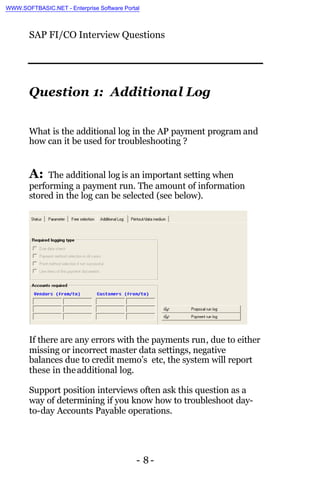 Sap fico interview_questions_preview | PDF