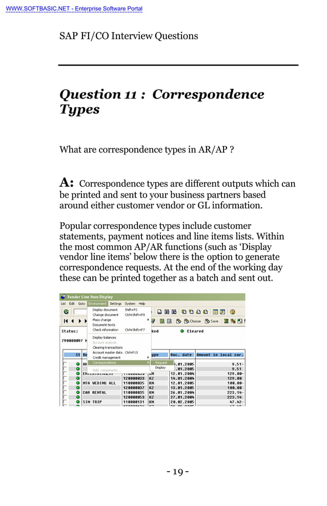 Sap fico interview_questions_preview | PDF