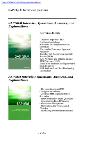 Sap fico interview_questions_preview | PDF