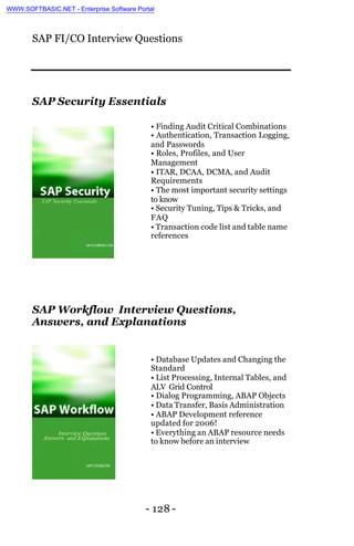 Sap fico interview_questions_preview | PDF