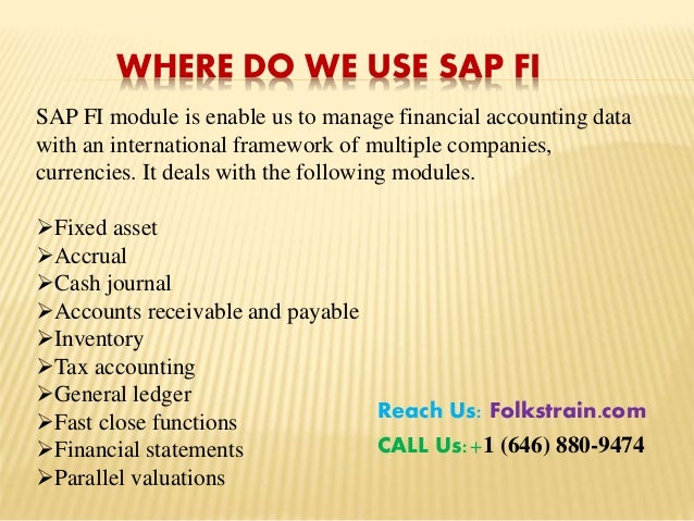 Sap fico online training