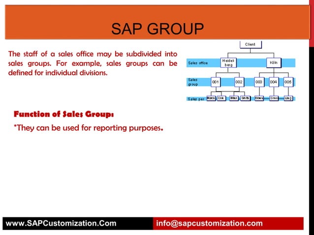 SAP Organization Structure | PPT | Sales | Business