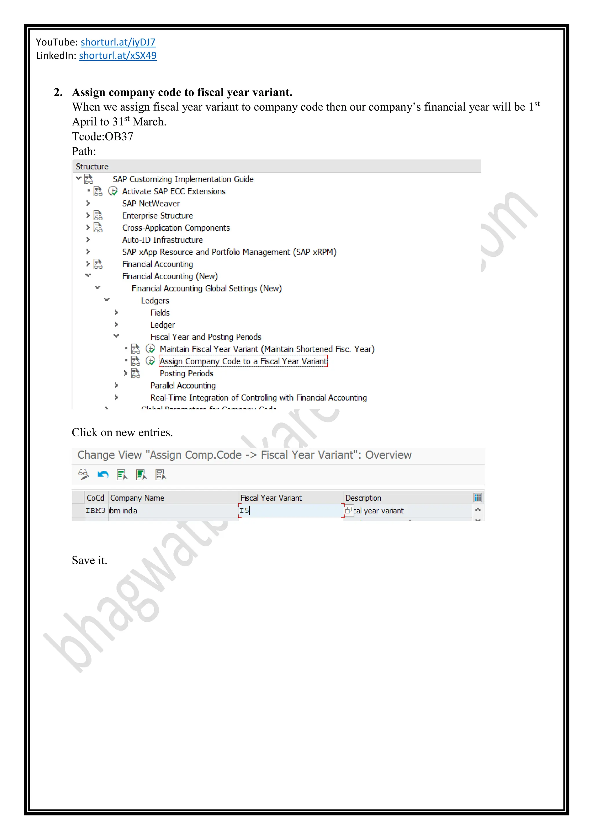 SAP FICO Configuration PDF Part 1| Financial accounting and controlling | PDF | Business ...
