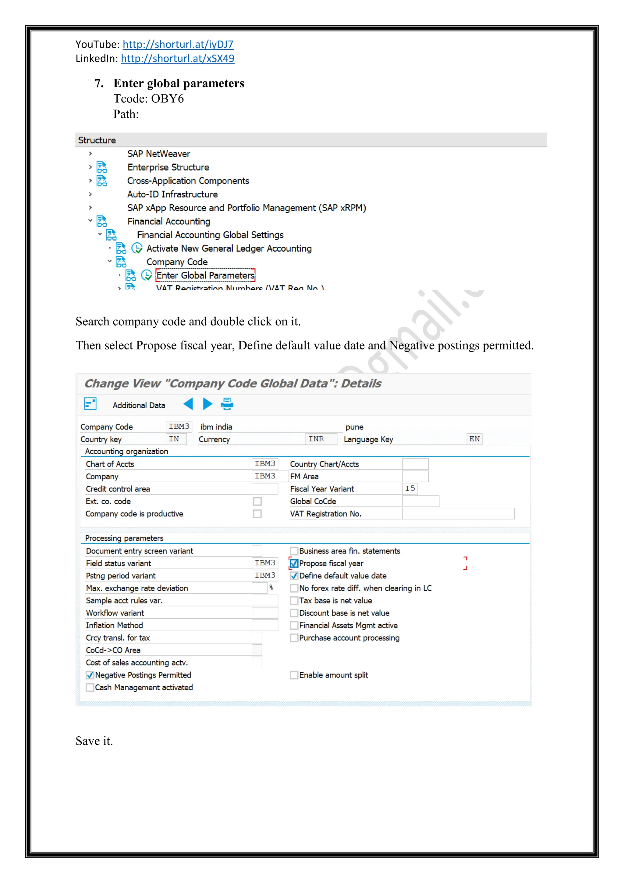 SAP FICO Configuration PDF Part 1| Financial accounting and controlling ...