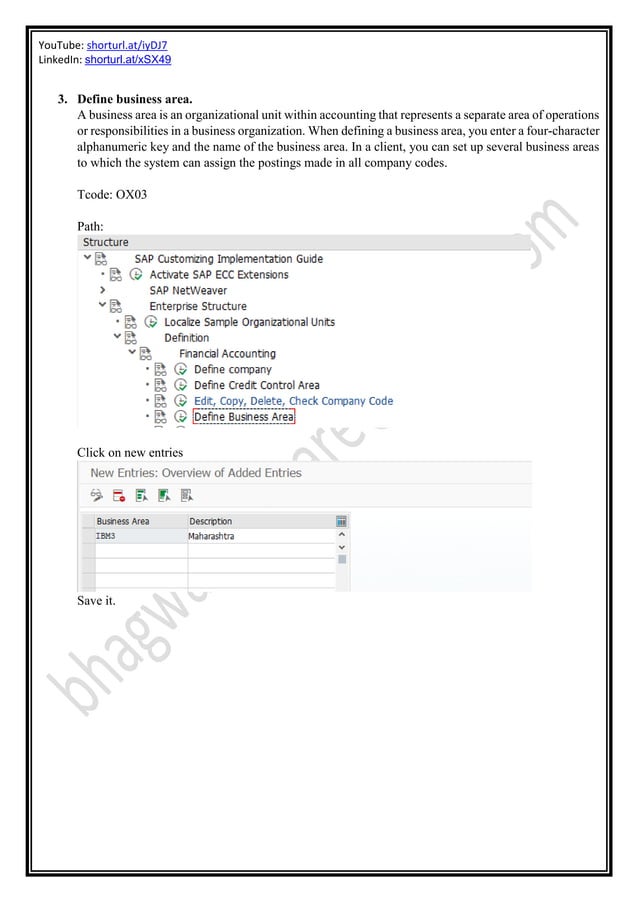 SAP FICO Configuration PDF Part 1| Financial accounting and controlling ...