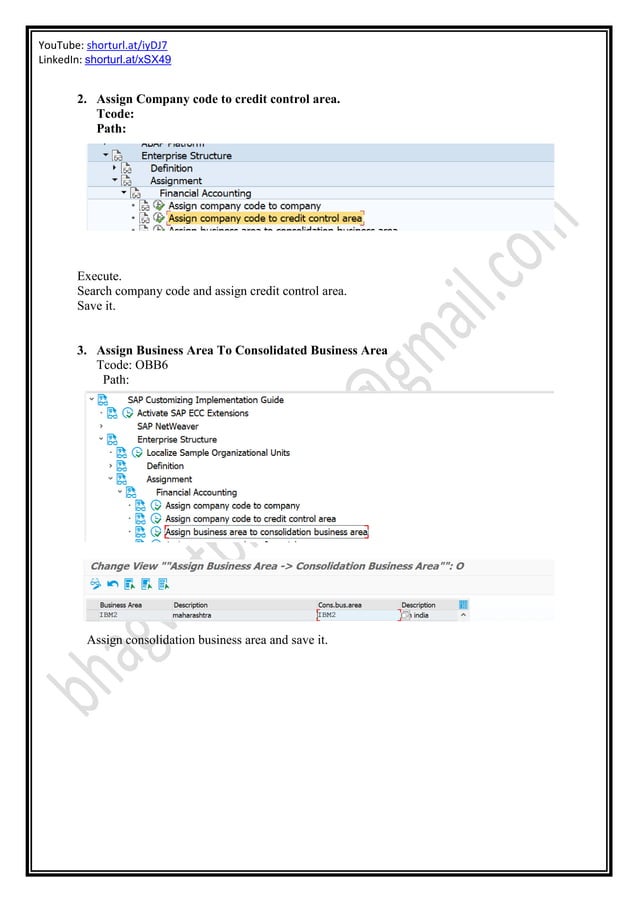 SAP FICO Configuration PDF Part 1| Financial accounting and controlling ...