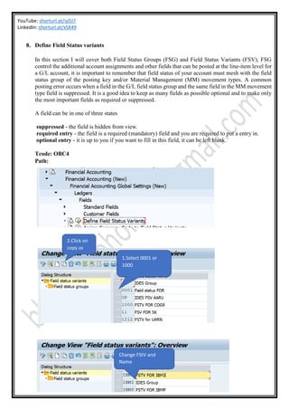 SAP FICO Configuration PDF Part 1| Financial accounting and controlling ...
