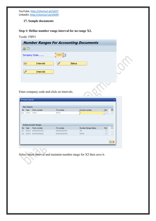 SAP FICO Configuration PDF Part 1| Financial accounting and controlling | PDF