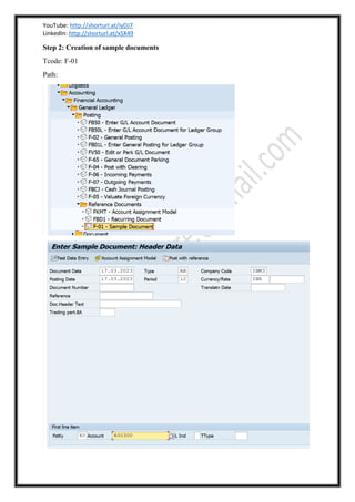 SAP FICO Configuration PDF Part 1| Financial accounting and controlling | PDF
