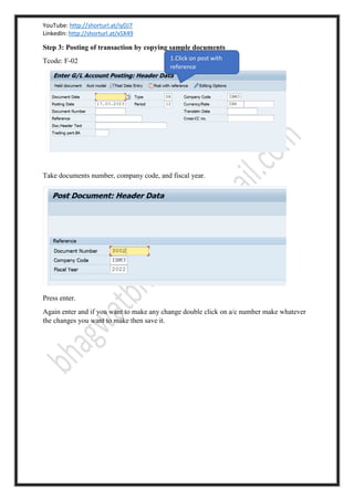 SAP FICO Configuration PDF Part 1| Financial accounting and controlling ...