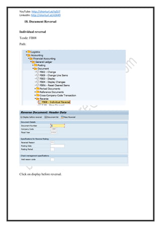 SAP FICO Configuration PDF Part 1| Financial accounting and controlling ...