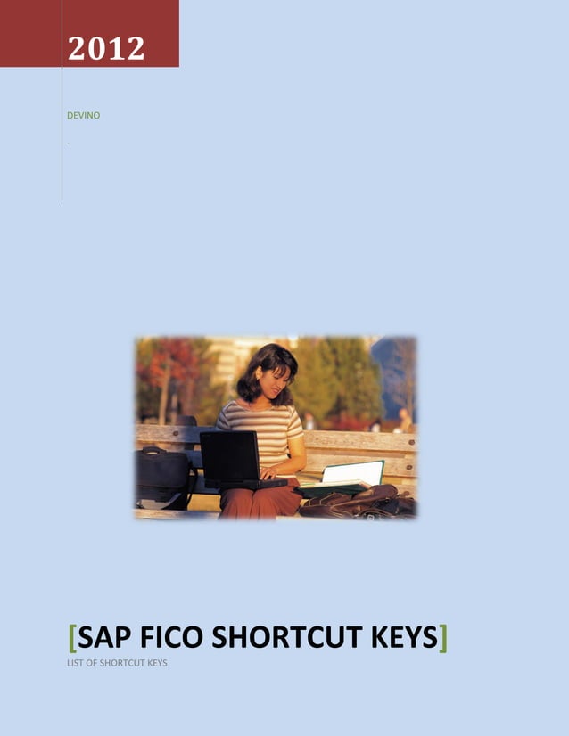 Sap fico shortcut Keys | PDF