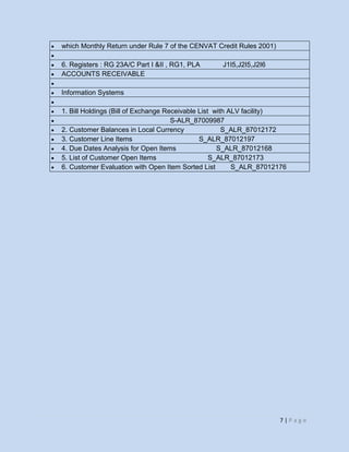 Sap fico shortcut Keys | PDF
