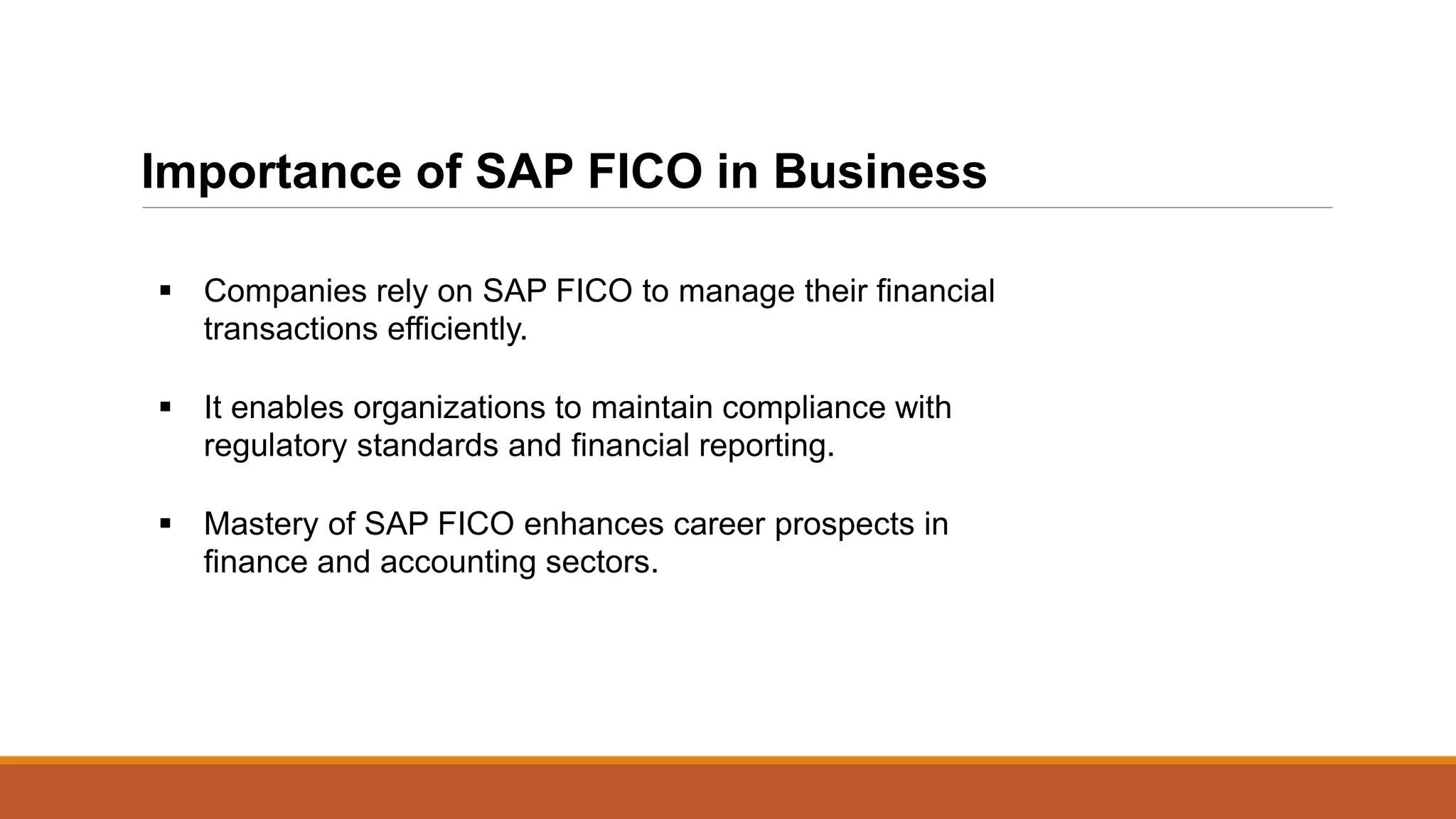 Sap Fico Training institute In Hyderabad | PPT