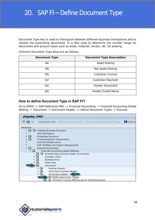 Sap fico tutorial | PDF