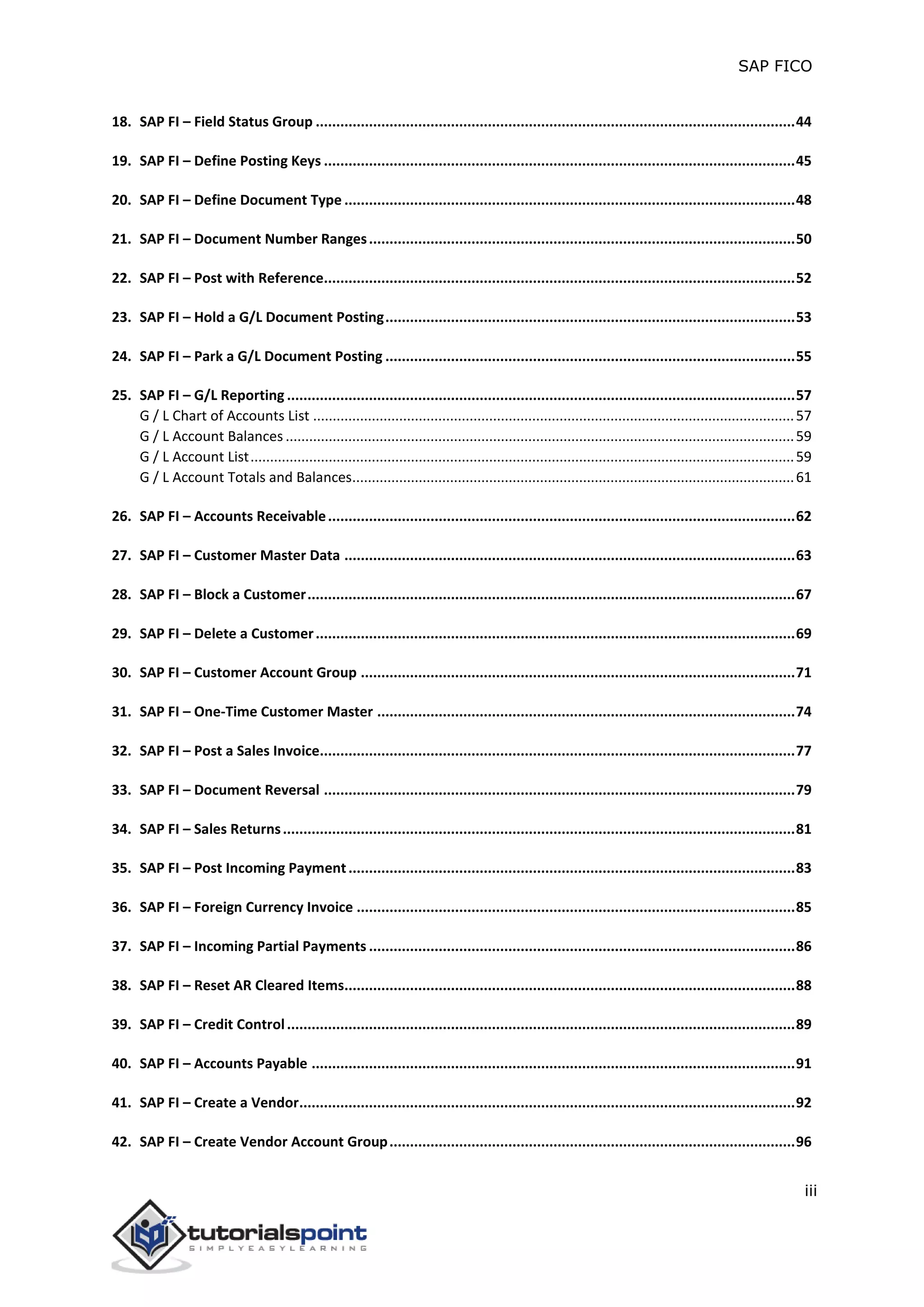 Sap fico tutorial v1 | PDF