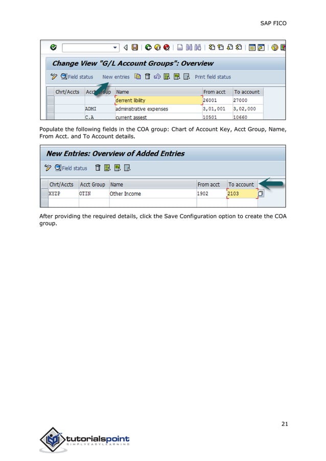 Sap fico tutorial v1 | PDF | Business Accounting & Finance | Business