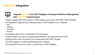 SAP_Fieldglass_Integration for fieldglass implementation | PDF