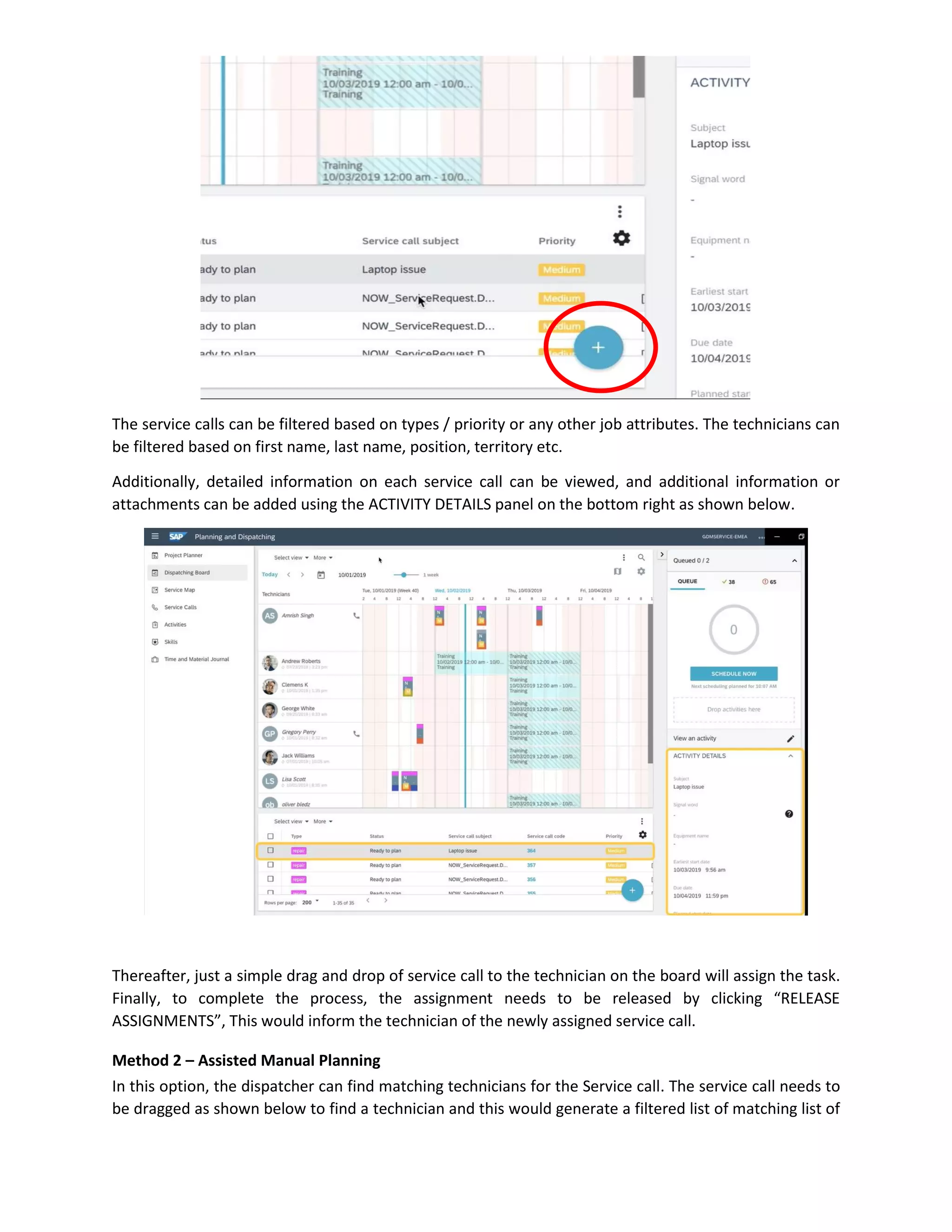 SAP Field Service Management -Planning & Dispatching | PDF