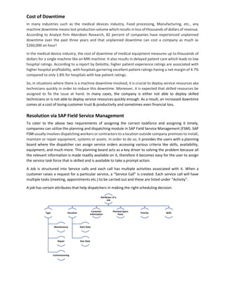 SAP Field Service Management -Planning & Dispatching | PDF