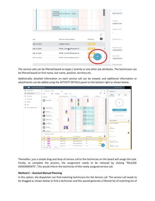 SAP Field Service Management -Planning & Dispatching | PDF