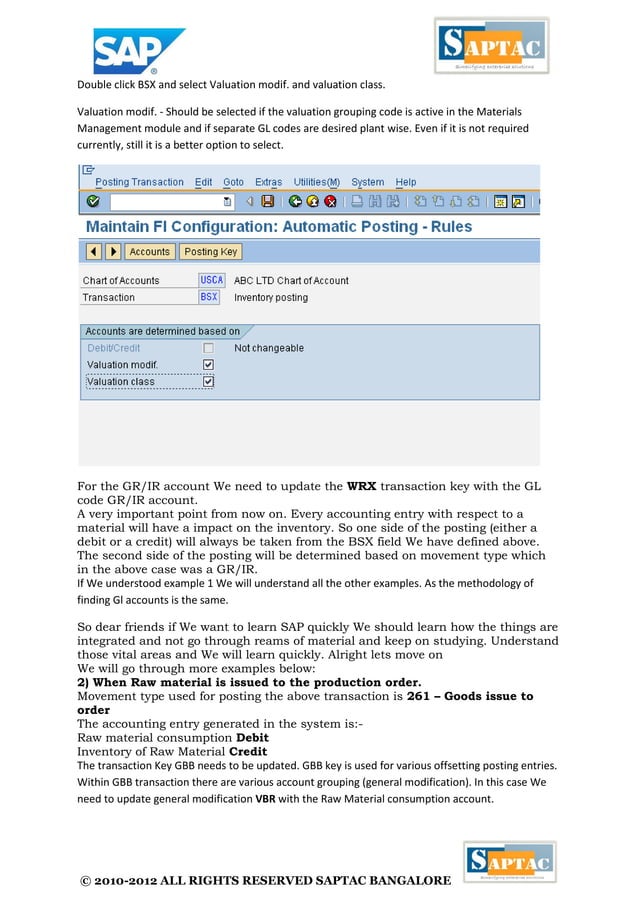 Sap fi integration with other modules in sap fico | PDF | Business ...