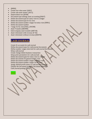 Sap fi material | DOCX | Desktop Publishing | Computer Software and ...