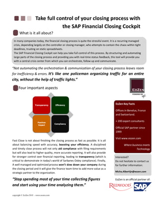 Sap Financial Closing Cockpit | PDF
