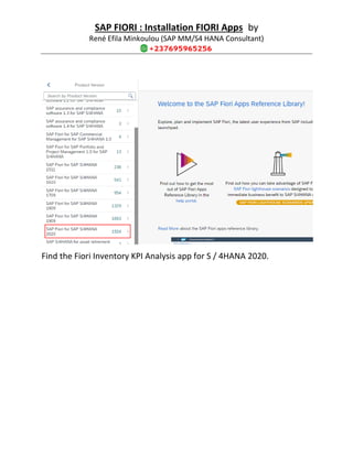Sap fiori installation fiori apps | PDF
