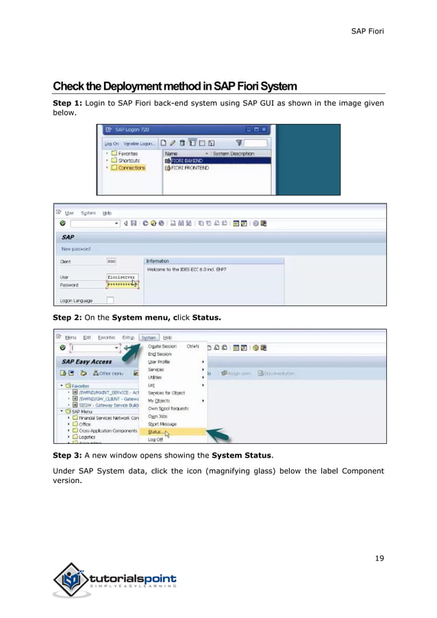 Sap Fiori Tutorial Pdf Computer Software And Applications Computing 1830