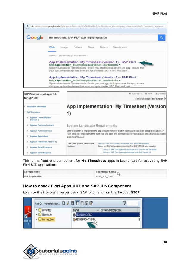 Sap Fiori Tutorial Pdf Computer Software And Applications Computing