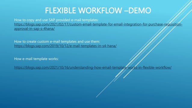 SAP Flexible workflows.pptx | Email | Internet