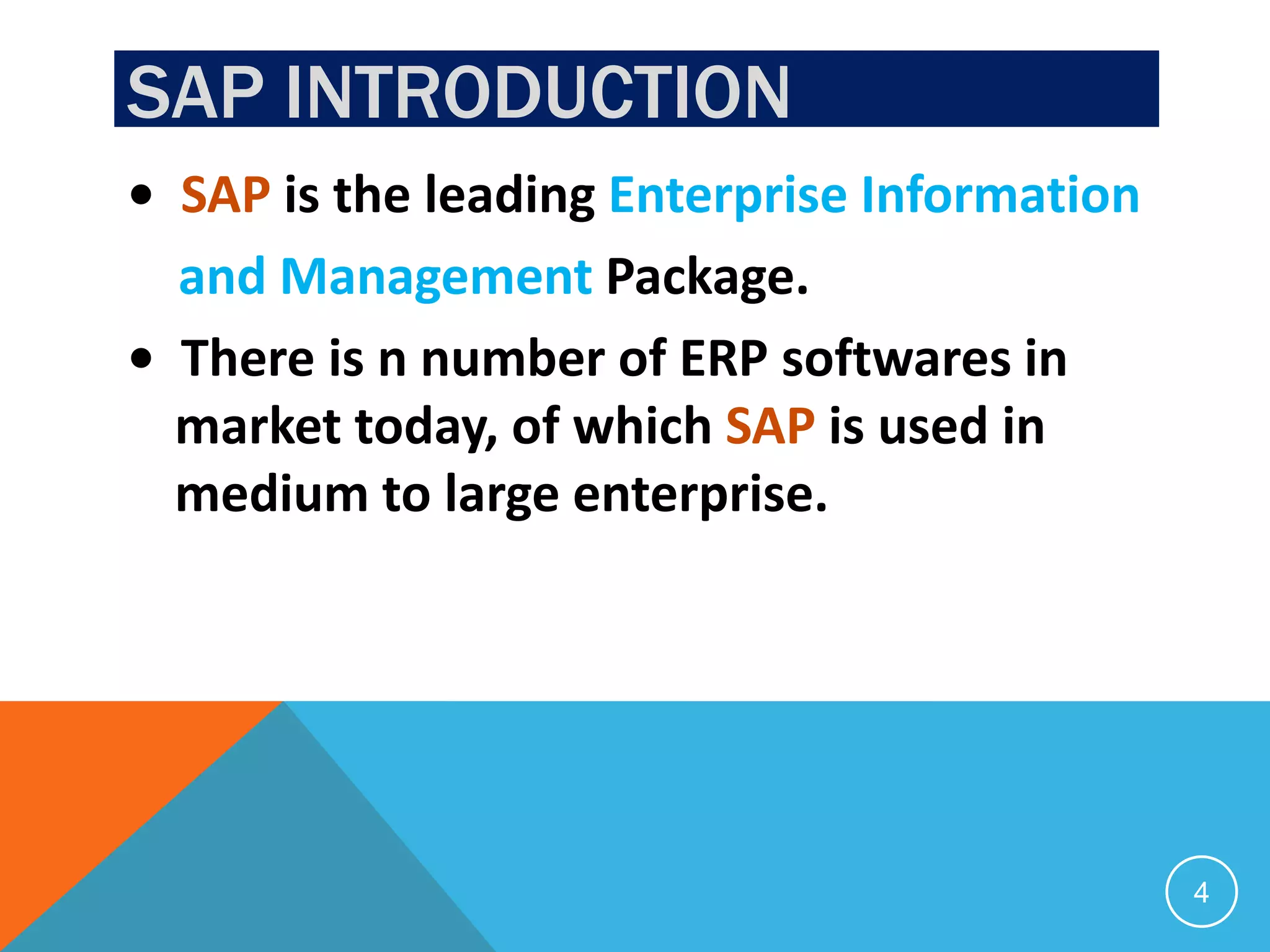 Sap for beginners | PPTX
