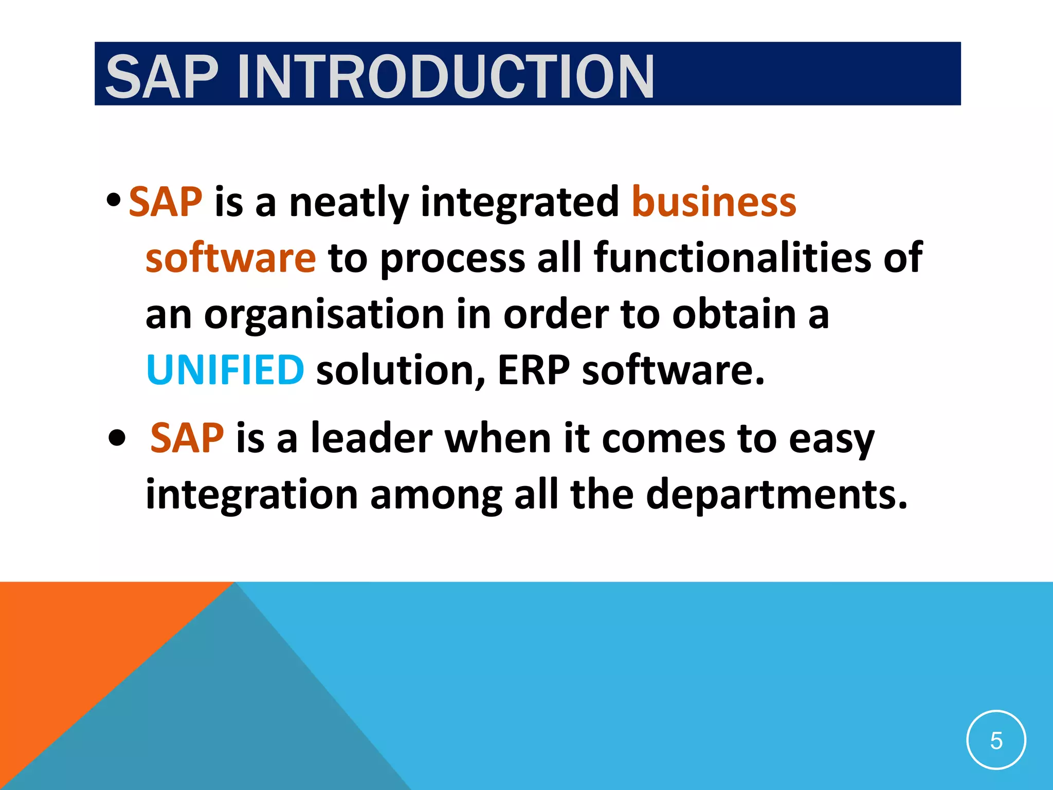Sap for beginners | PPTX
