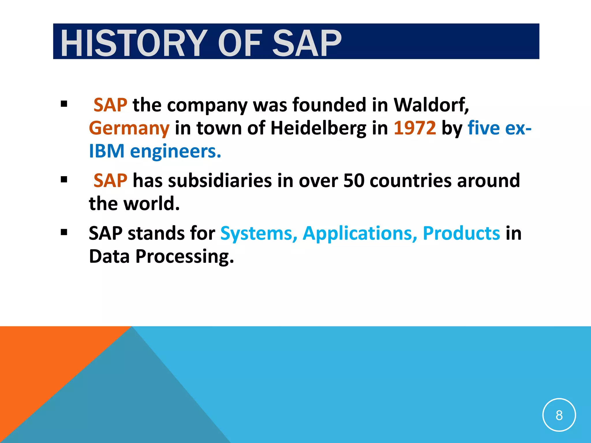 Sap for beginners | PPTX