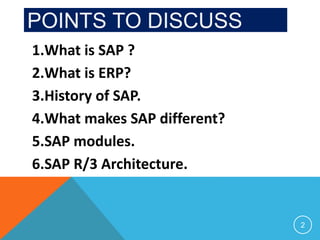 Sap for beginners | PPTX