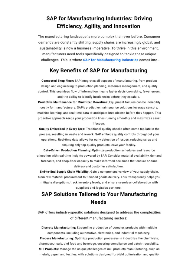 SAP for Manufacturing & Mining Powering Efficiency and Agility.pdf