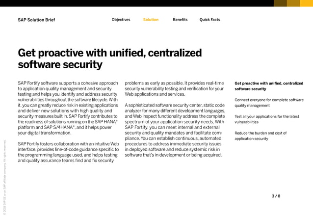 SAP Fortify by Micro Focus. | PDF | Computer Software and Applications ...
