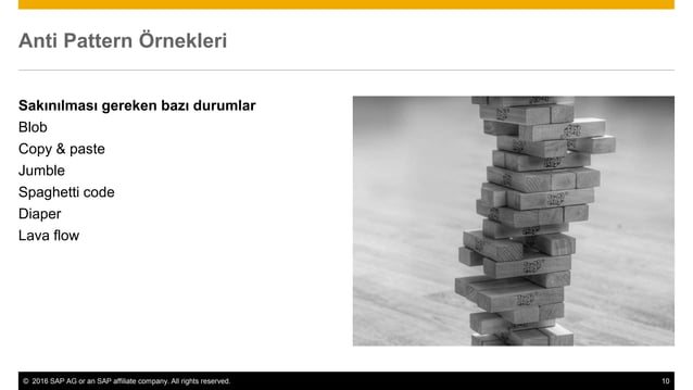Design Patterns in ABAP Objects - SAP Forum / Tech Ed sunumu (2016) | PPTX