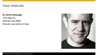 Design Patterns in ABAP Objects - SAP Forum / Tech Ed sunumu (2016) | PPTX