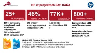 Migracja SAP ERP i SAP BW na platformę SAP HANA | PPTX
