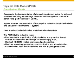 SAP Power Designer | PDF