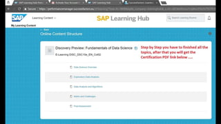 Sap Free Certification Manual | PPTX