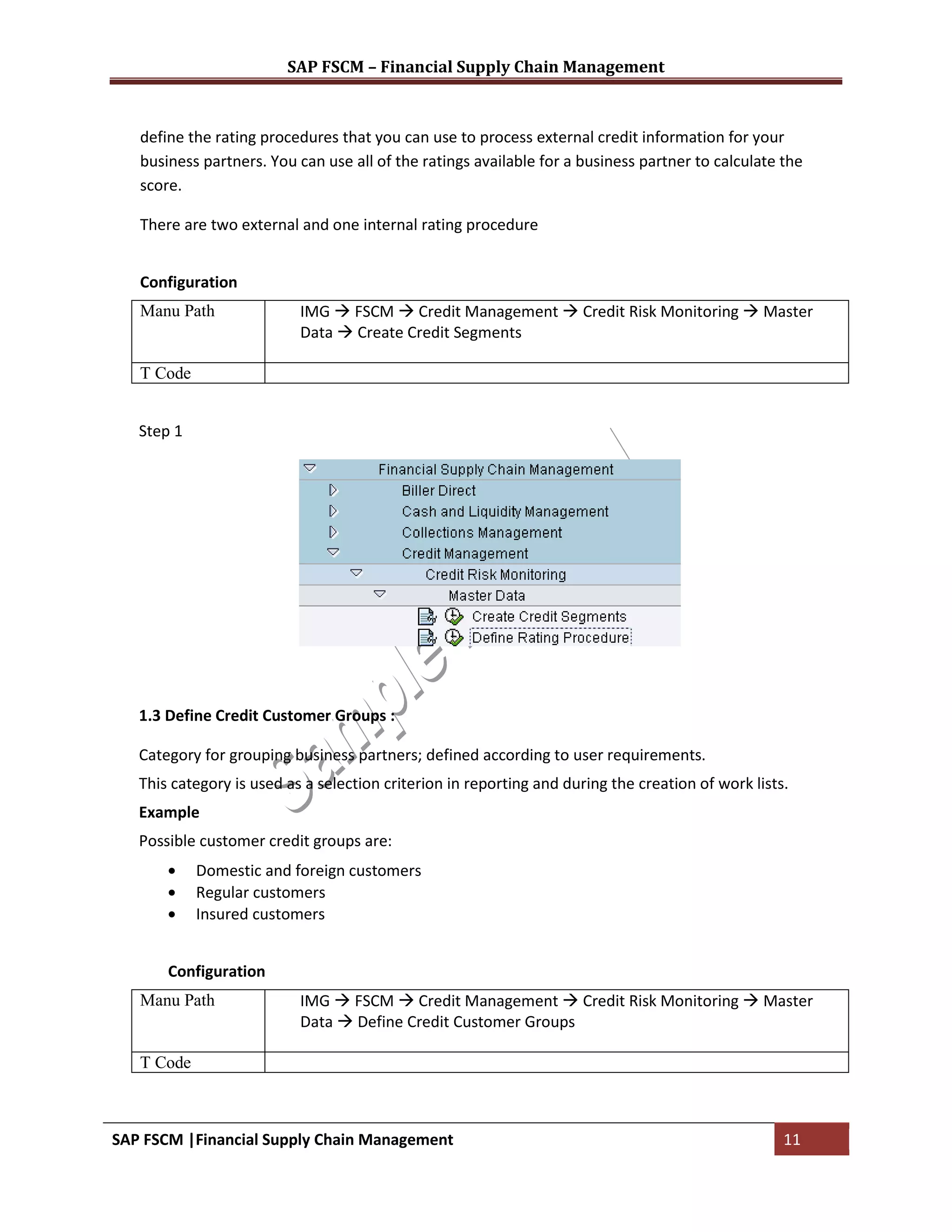 SAP FSCM Training Material | PDF