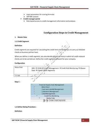 SAP FSCM Training Material | PDF