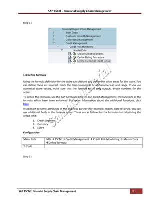 SAP FSCM Training Material | PDF